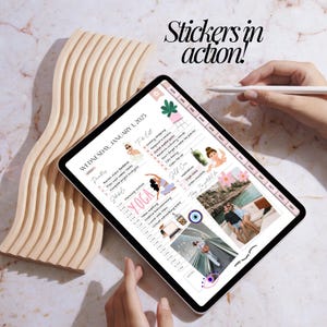 Aesthetic DIGITAL STICKERS Pack | Self Care Digital Stickers Goodnotes ...