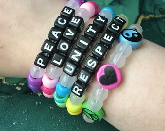 12 Pack of Kandi Festival Bracelet Rave Kandi Bundle Rave Accessory ...