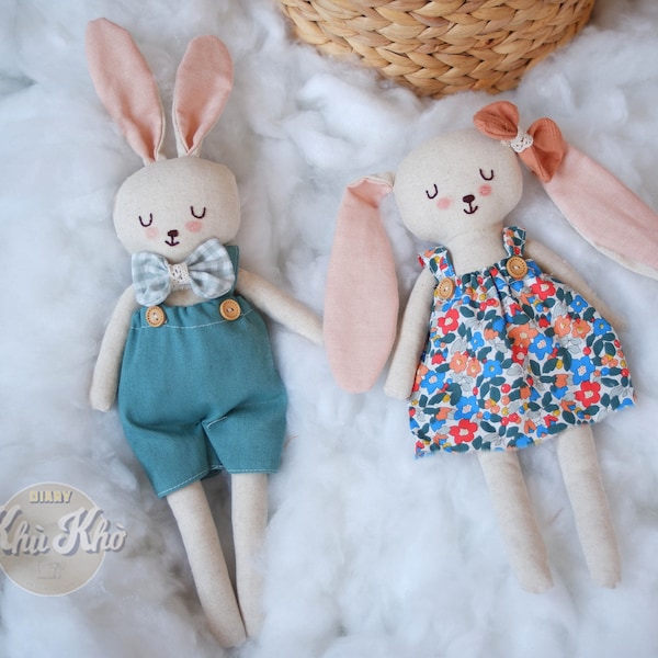 Linen Stuffed Animal - Etsy
