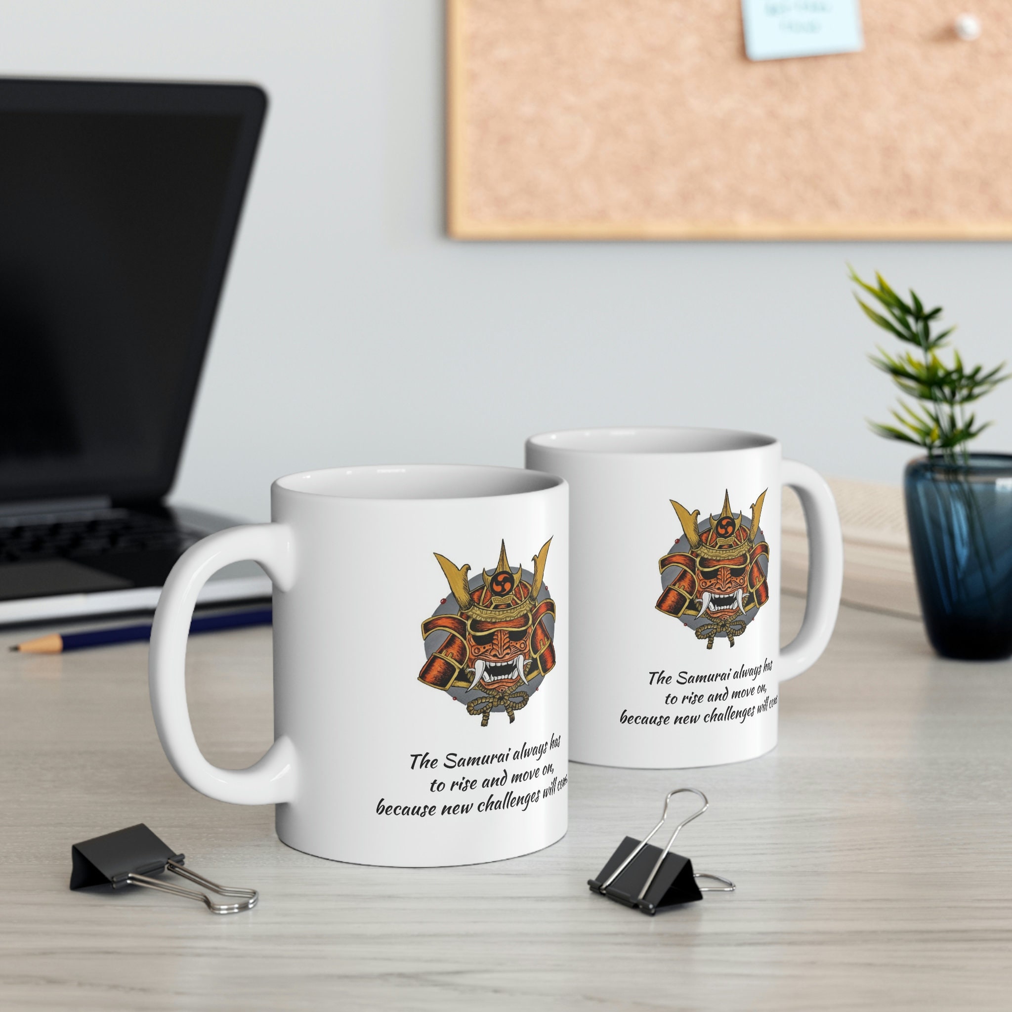 Samurai Mask Cup Samurai Helmet Anime Gifts for Him Anime - Etsy