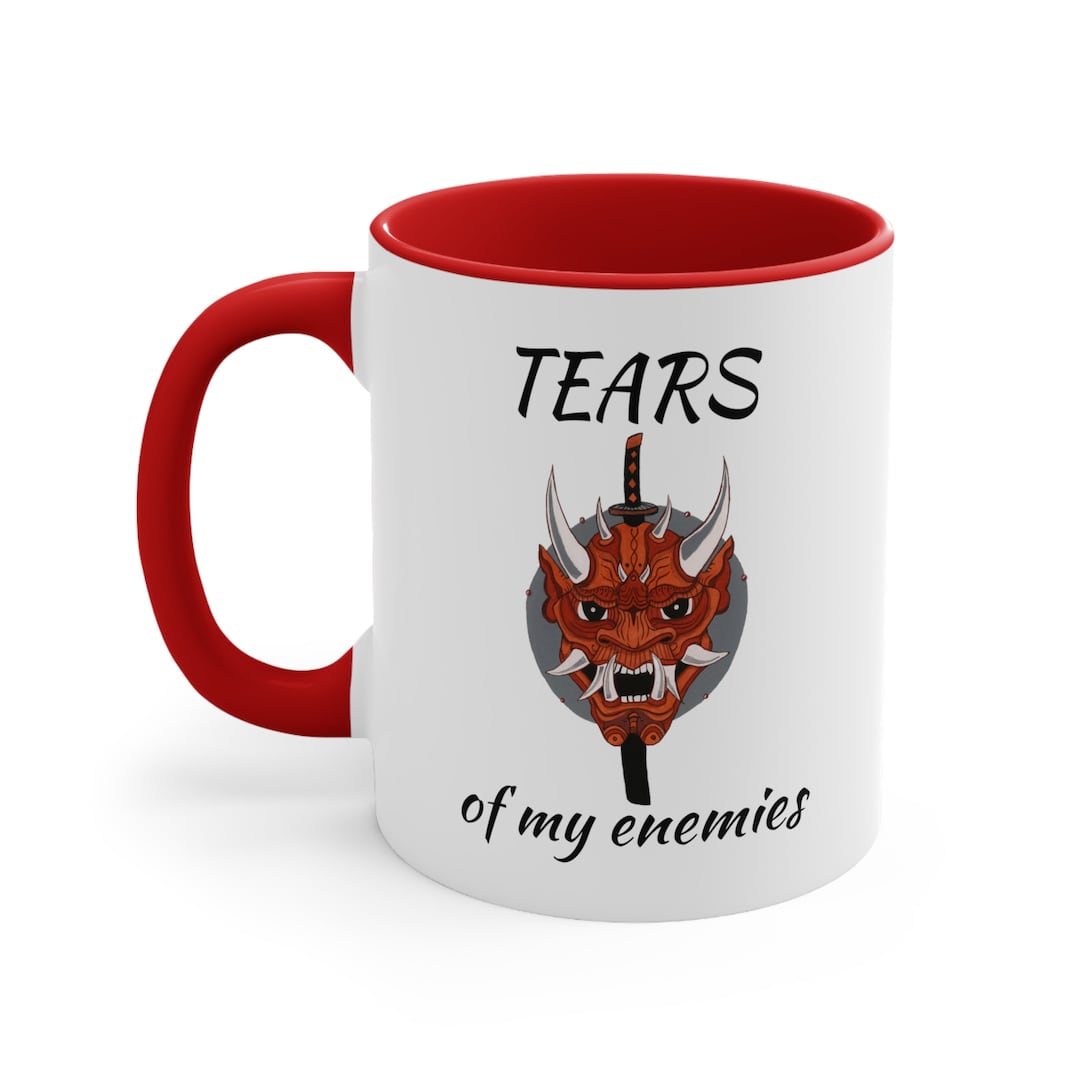 Samurai Mask Mug Samurai Helmet and Face Mask Miniature on - Etsy