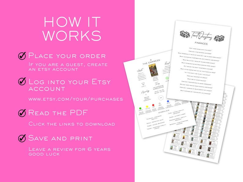 Rider Waite Tarot Detailed Printable Cheat Sheets for Tarot Reading ...