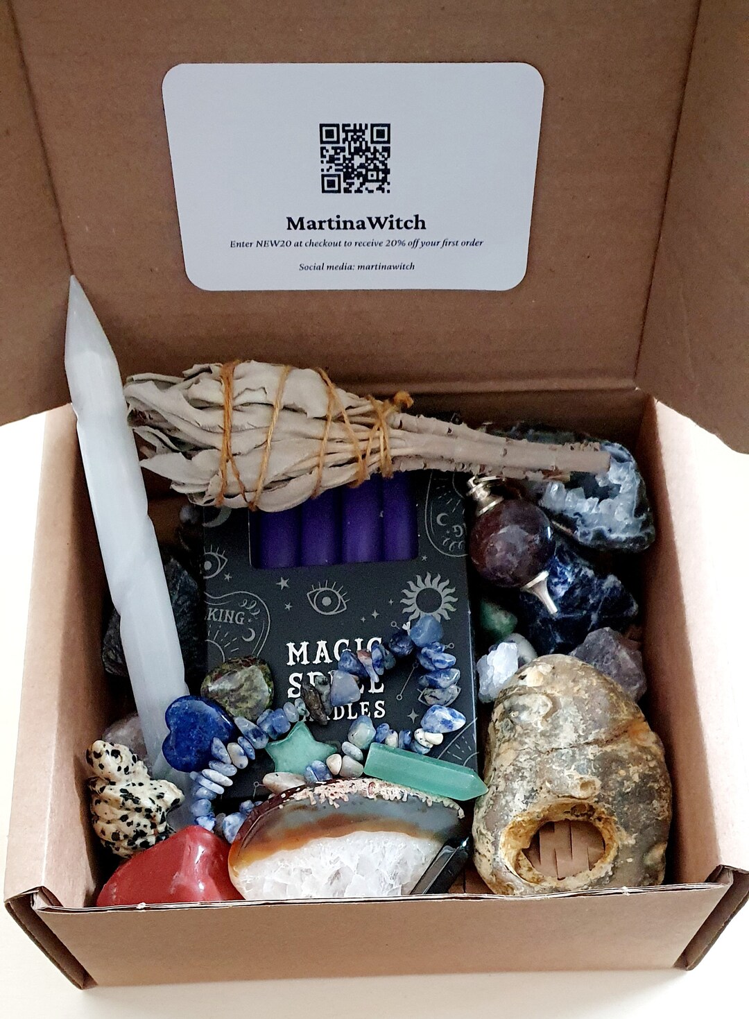 Witch Confetti Lucky Dip, Crystal Stones, Witchy Tools, Hearts ...