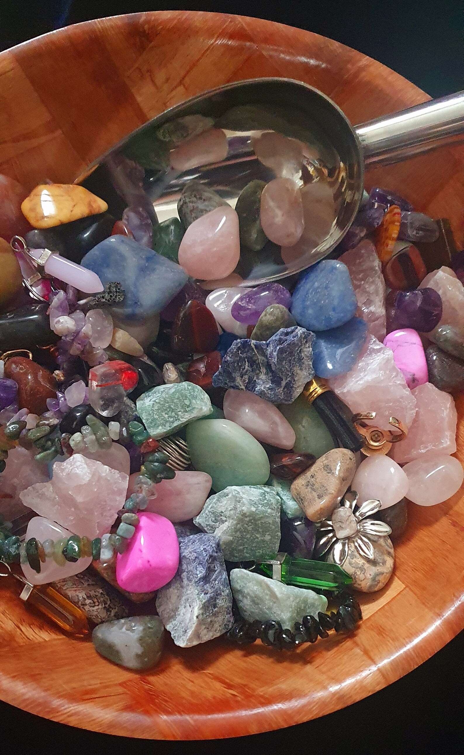 Crystal Confetti Scoop - Mix of Crystals and Jewellery - Etsy