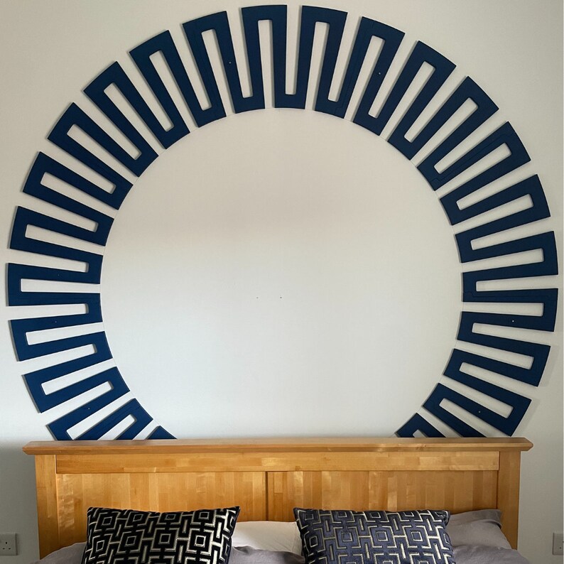 3D Circular Wall Feature Wall Paneling Wood Wall Art Accent - Etsy UK