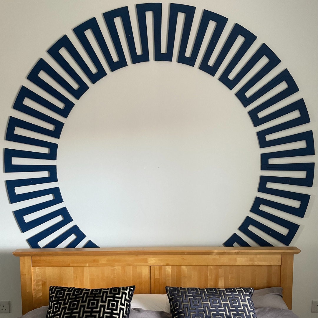 3D Circular Wall Feature, Wall Paneling, Wood Wall Art, Accent Wall ...