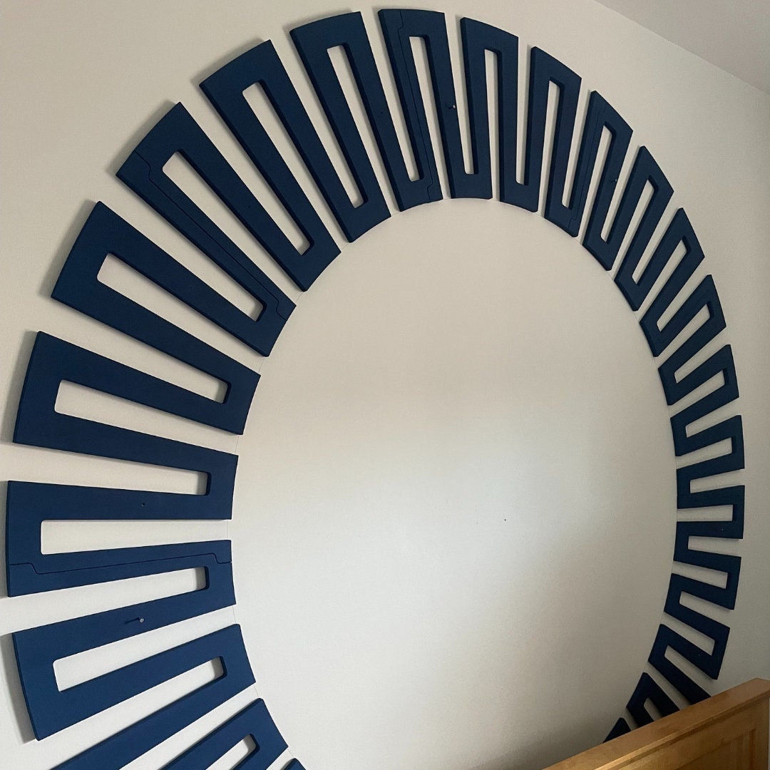 3D Circular Wall Feature, Wall Paneling, Wood Wall Art, Accent Wall ...