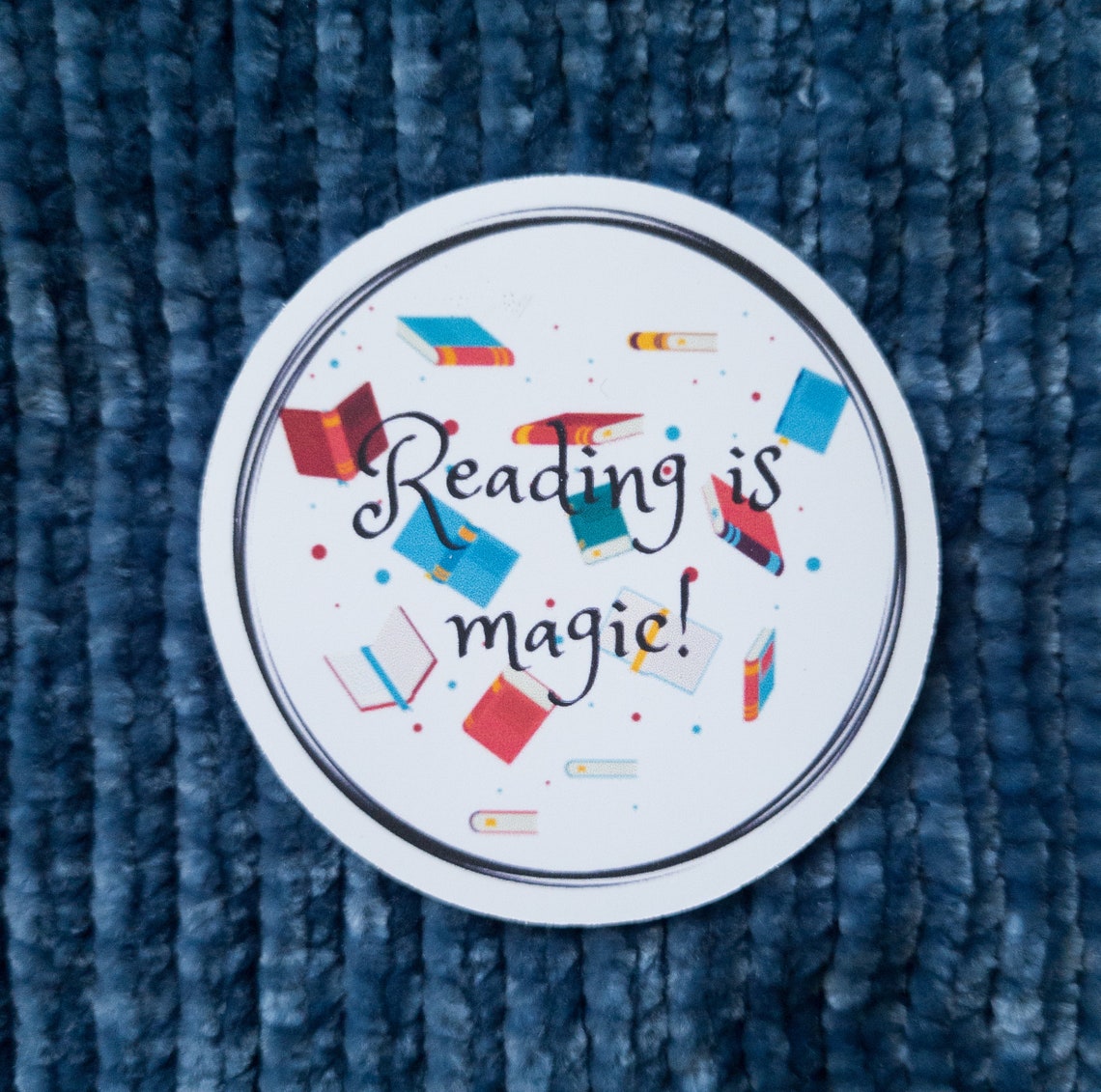 Reading is Magic! Lost in the World of Reading. Cute Paper or ...
