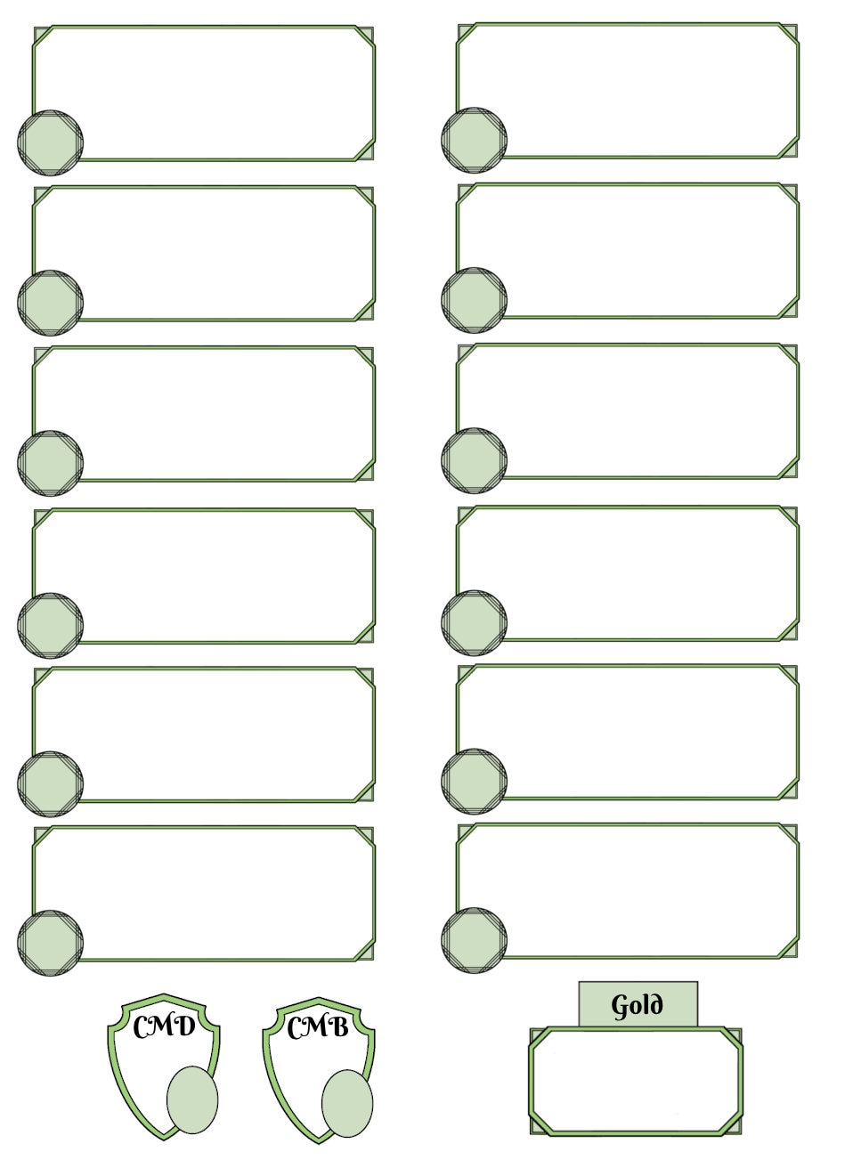 Dry Erase Character Sheet Stickers Pathfinder - Etsy