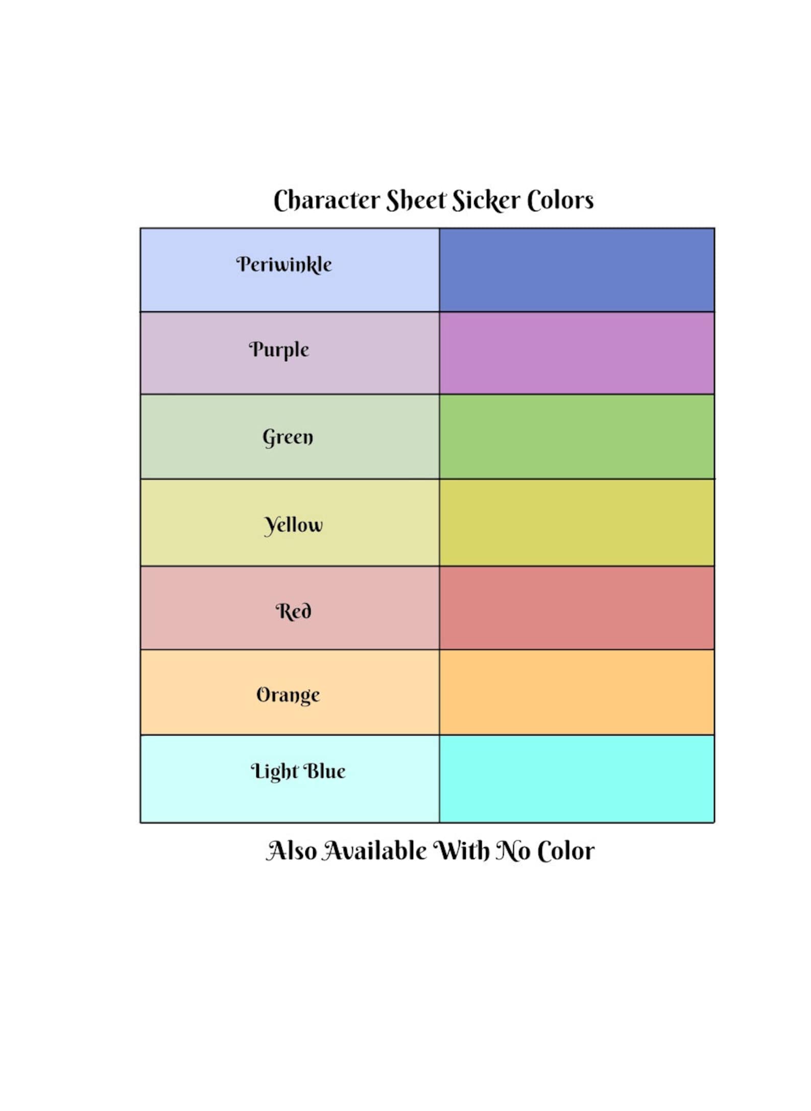Dry Erase Character Sheet Stickers Dungeons and Dragons - Etsy