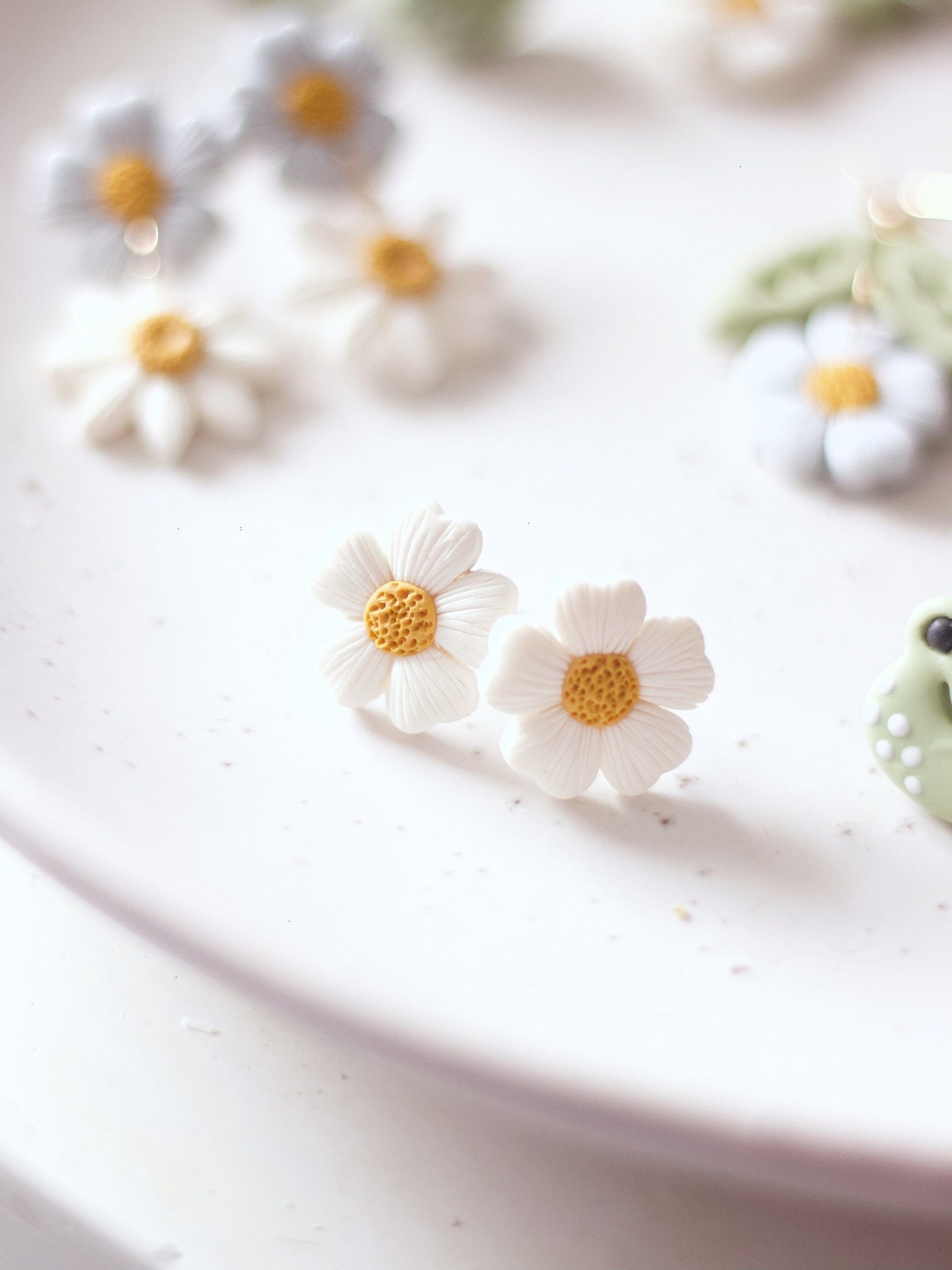 Handmade Spring Garden Polymer Clay Stud & Drop Earrings | Gifts for ...