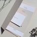 ACKLEY Modern, Luxury Type Wedding Invitation Suite, Minimal, Editorial ...