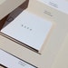 ACKLEY Modern, Luxury Type Wedding Invitation Suite, Minimal, Editorial ...