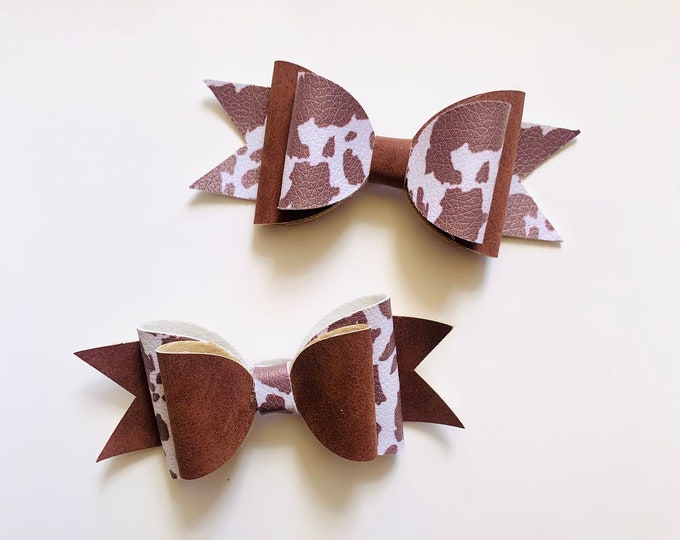 Straw Bow Toppers | Stanley Bow Toppers | Pleather Bows - Etsy