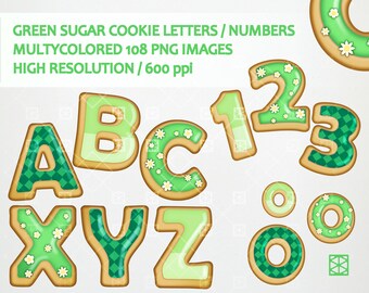 Number Cookie Clipart - Etsy