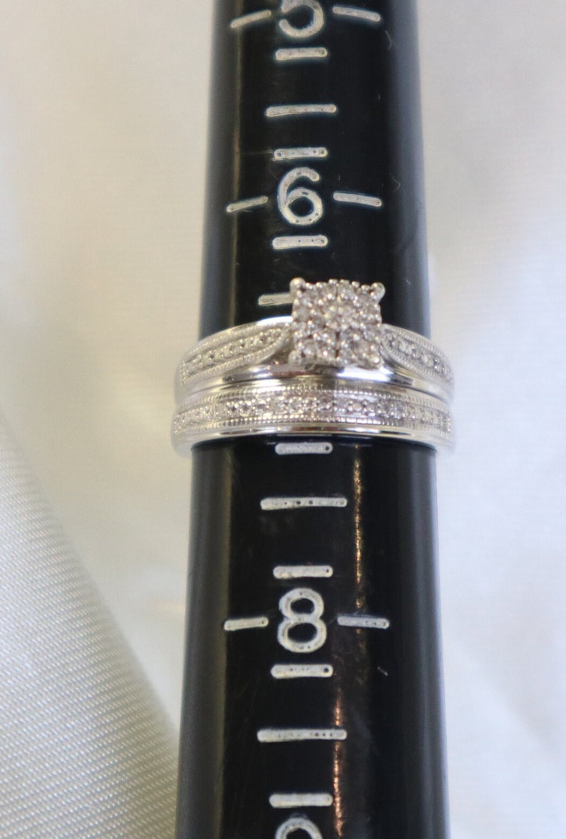 Sterling Silver Forever Bride Diamond Wedding Ring Size 7 - Etsy