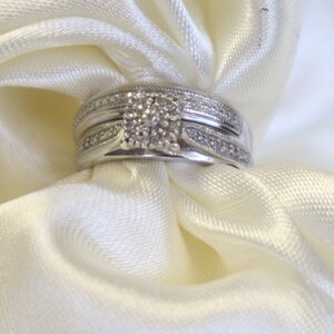 Sterling Silver Forever Bride Diamond Wedding Ring Size 7 - Etsy