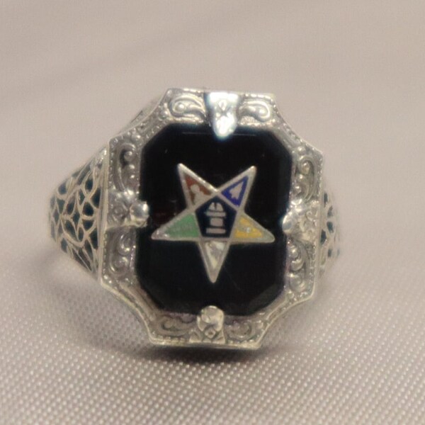 Eastern Star Ring - Etsy
