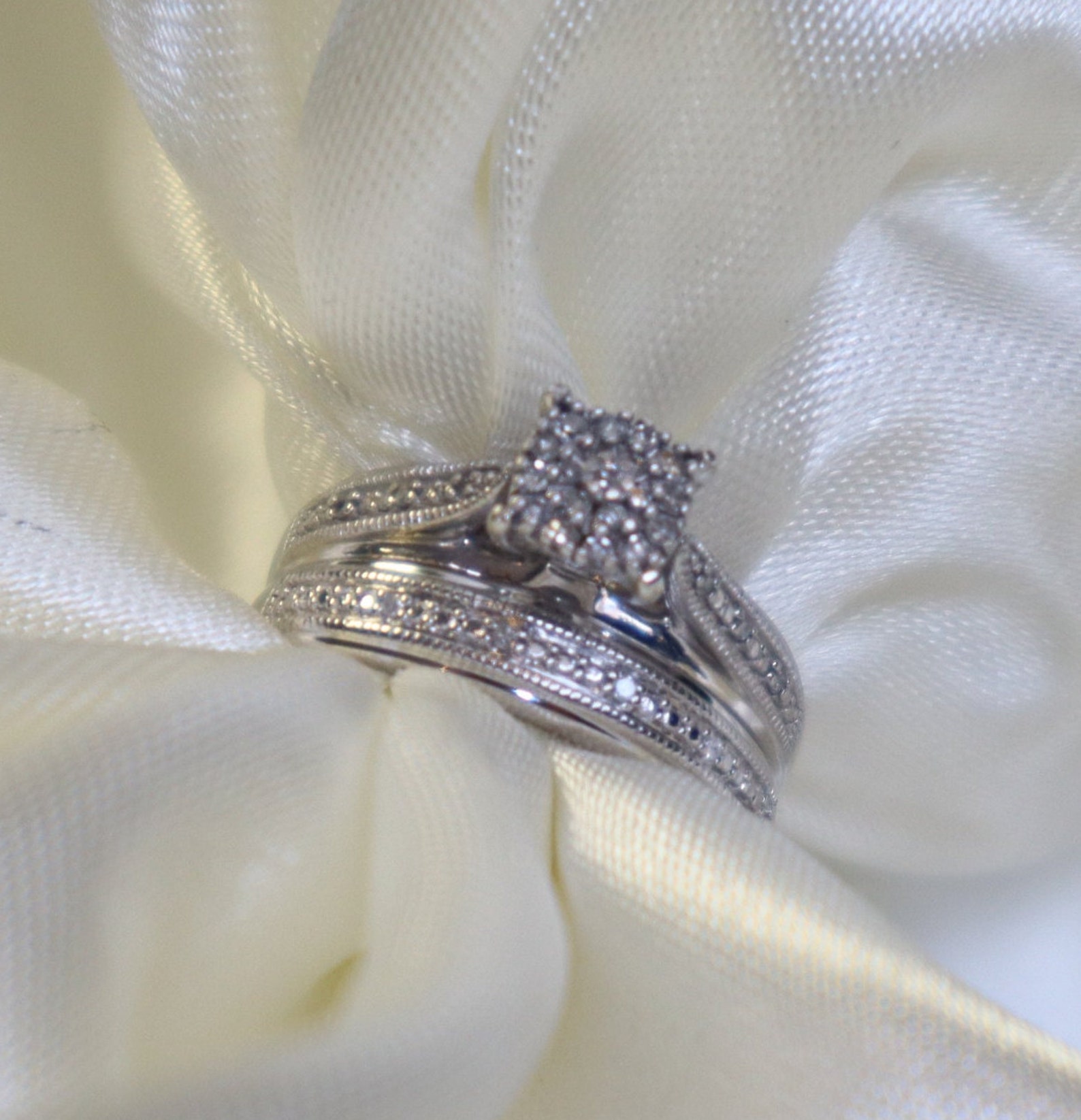 Sterling Silver Forever Bride Diamond Wedding Ring Size 7 - Etsy