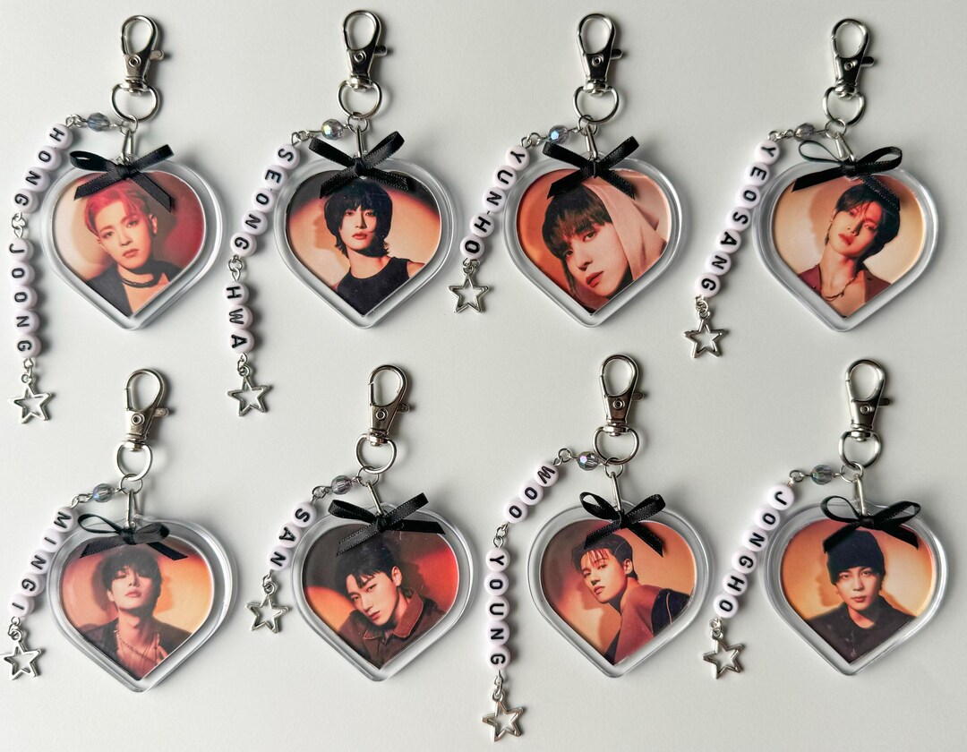 Ateez Bias Keychain - Etsy