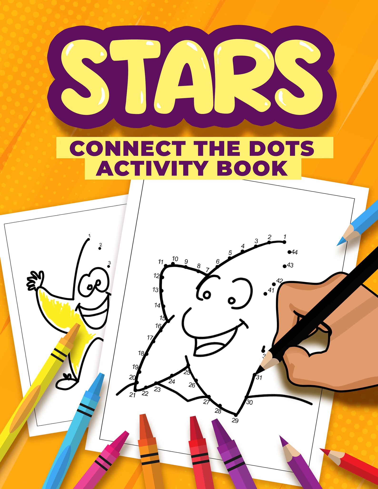 Stars Connect the Dots Dot-to-dot Activity Book Instant Download ...