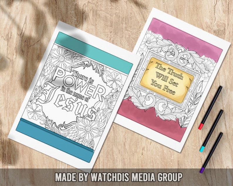 Salvation Belongs to the Lord Coloring Book With Texts for Kids - Etsy