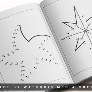 Stars Connect the Dots Dot-to-dot Activity Book - Etsy
