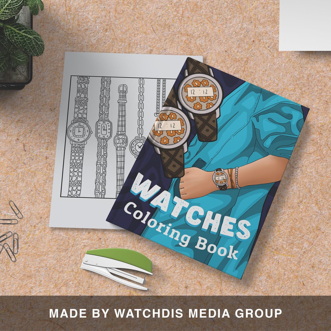 Watches Coloring Book - Etsy