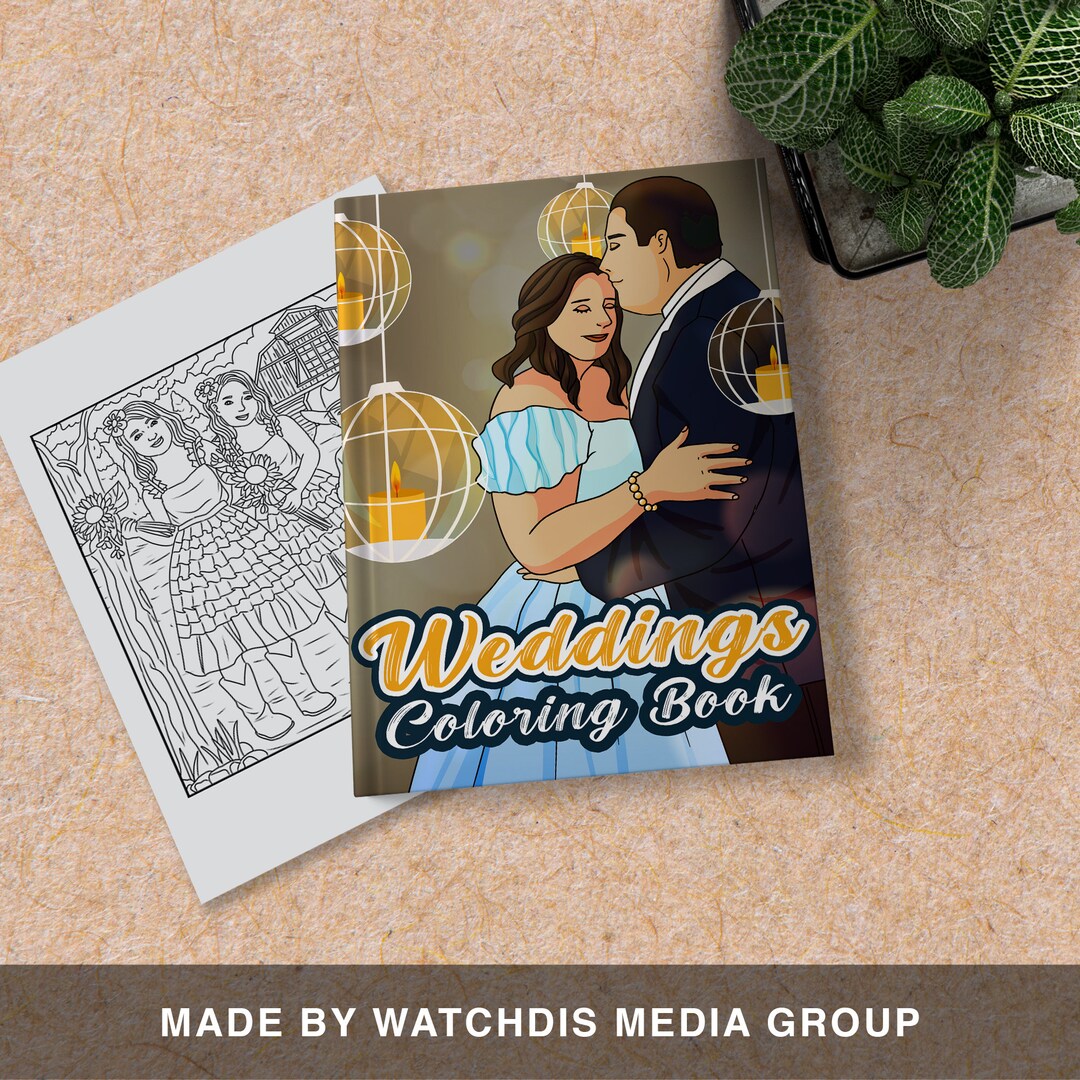 Weddings Coloring Book for All Ages - Etsy