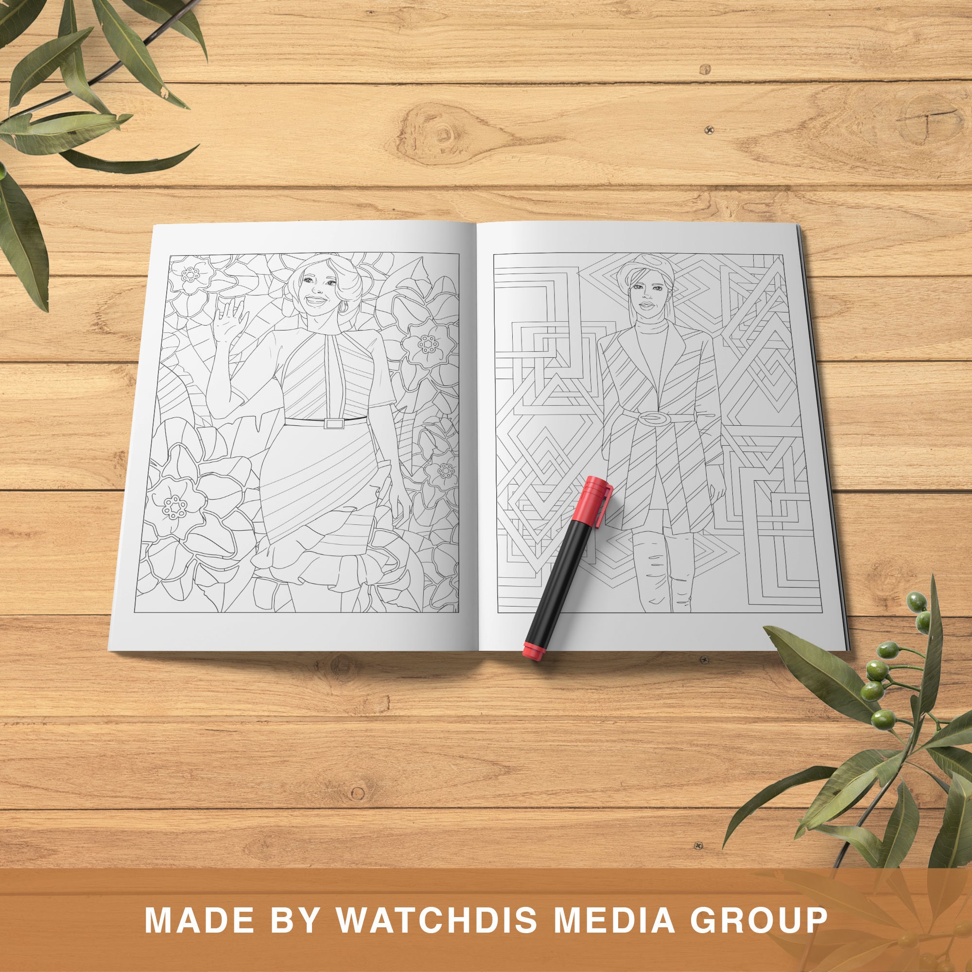 Stress Relieving Modern Day Dresses Coloring Book for Kids and for ...