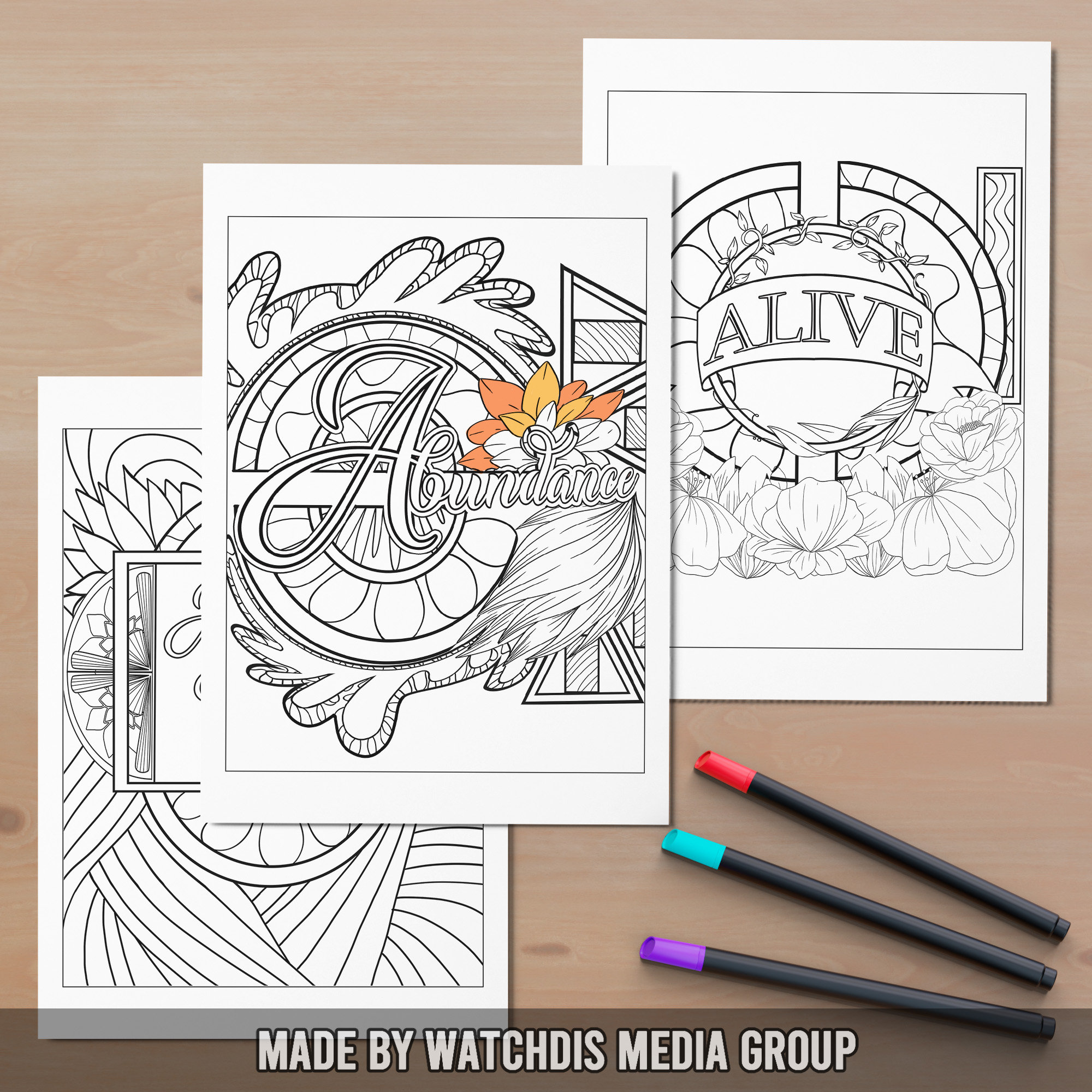 Amazing Grace With Bible Verses Coloring Book, Digital Coloring ...
