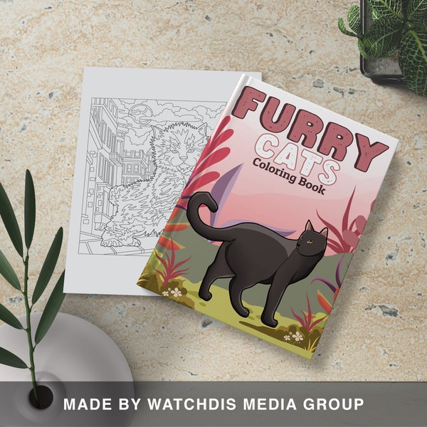 Furry Coloring Book - Etsy