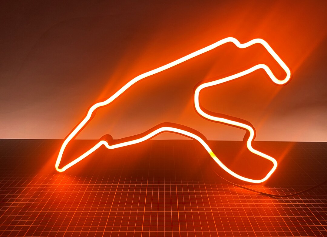 Belgian GP F1 2022 Track Light Orange - Etsy UK