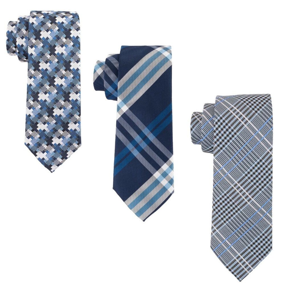 Blue Collection Silk Tie Silk Neckties Handmade Ties Ties for Dad Ties ...