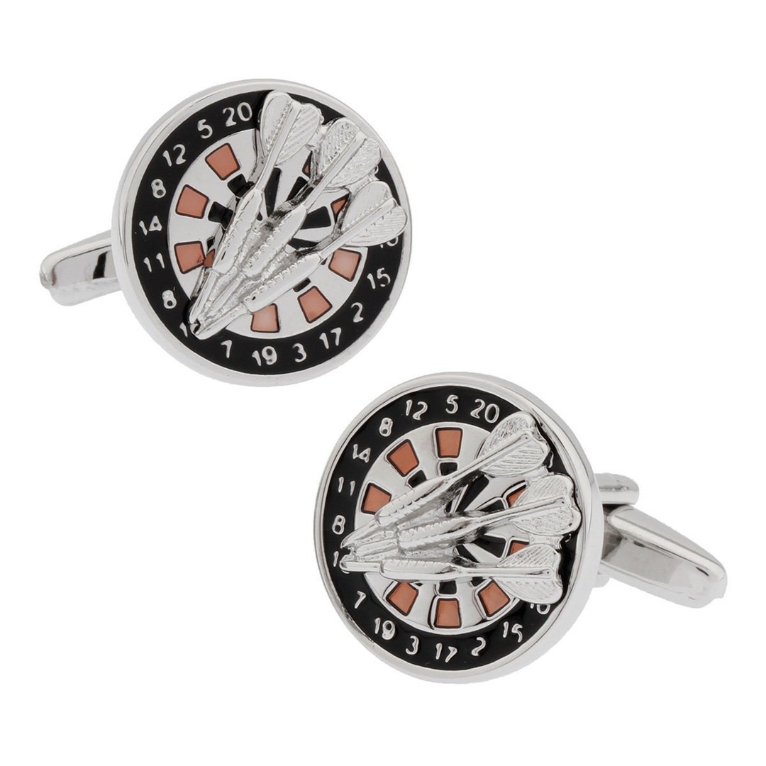 Dartboard Design Quirky Cufflink for Casual Party, Formal Event ...