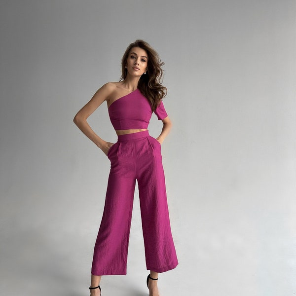 Two Piece Pants Set Formal - Etsy