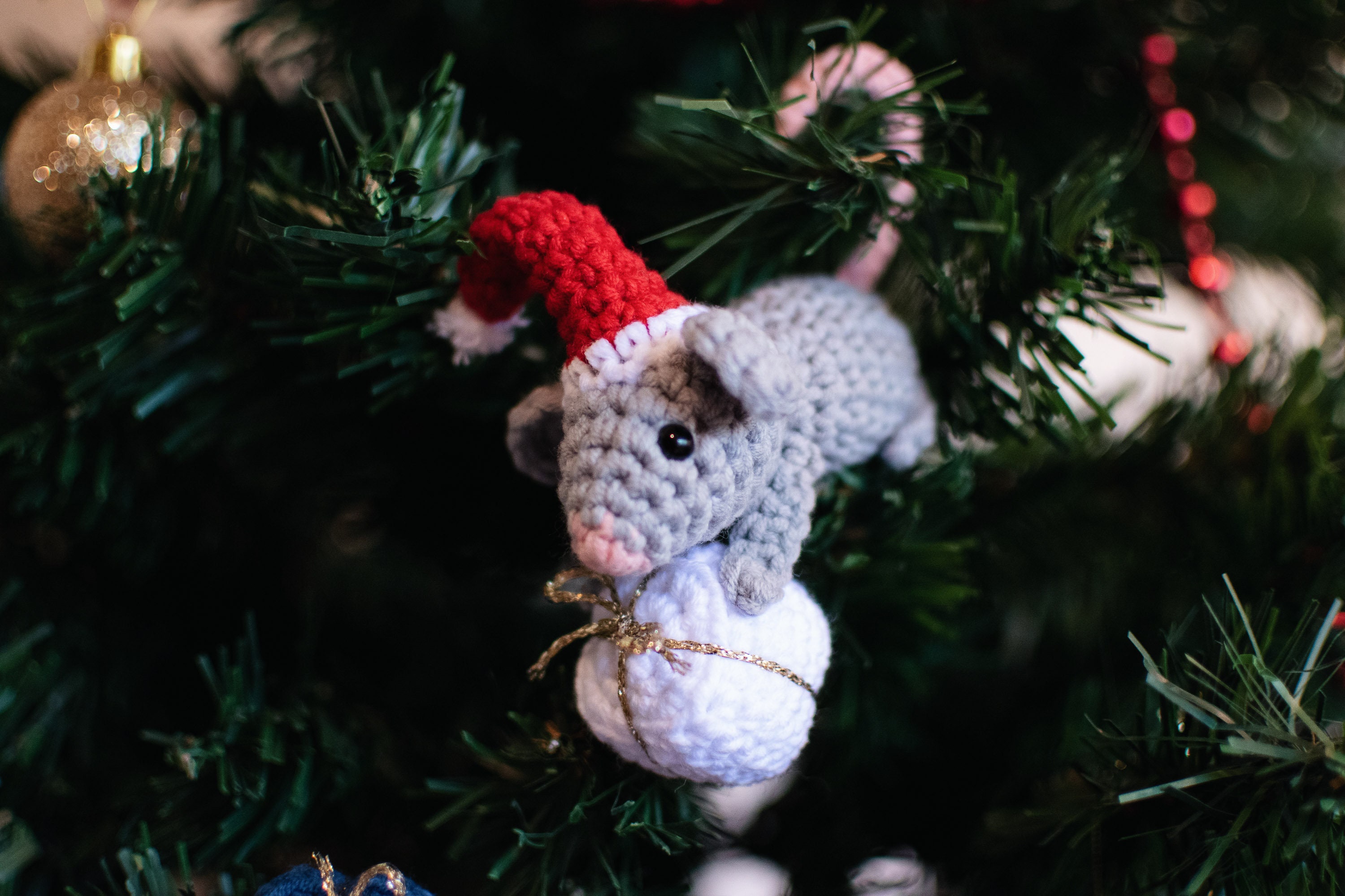 Christmas Mouse Amigurumi Pattern Christmas Mice Crochet - Etsy