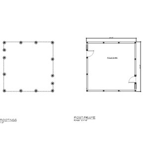 24X24 Pole Barn - Etsy