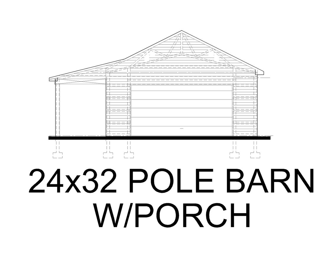 24x32 POLE BARN Plans architectural Blueprints vaulted Ceilings For Car 24x32-pole-barn-plans-architectural-blueprints-vaulted-ceilings-for-car