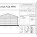 24X24 Pole Barn - Etsy
