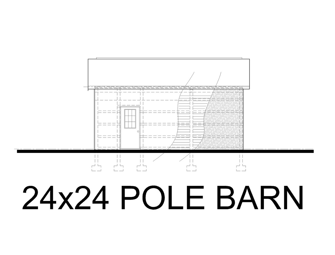 24X24 Pole Barn - Etsy