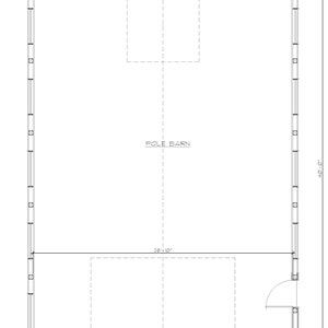 30x40 POLE BARN Plans-architectural Blueprints-vaulted Ceilings for Car ...
