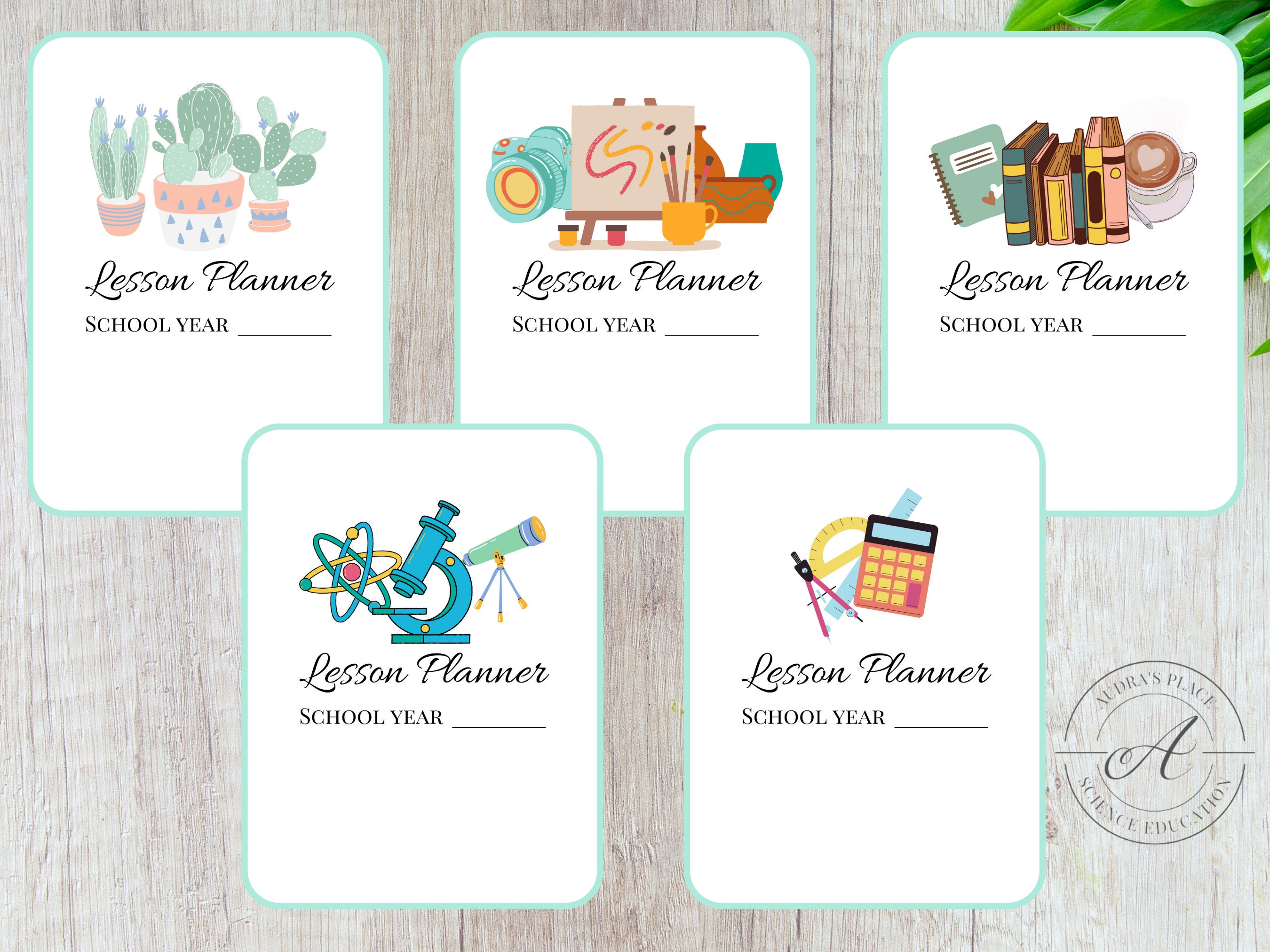 Lesson Planner 3-subject 2022-2023 School Year - Etsy