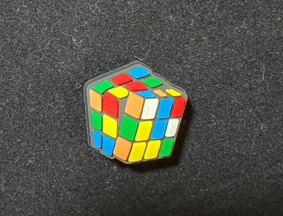 Rubik's Cube Croc Charm - Etsy