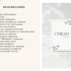 Umrah Flashcards Printable, Umrah Guide PDF, Umrah Dua Cards, Umrah ...