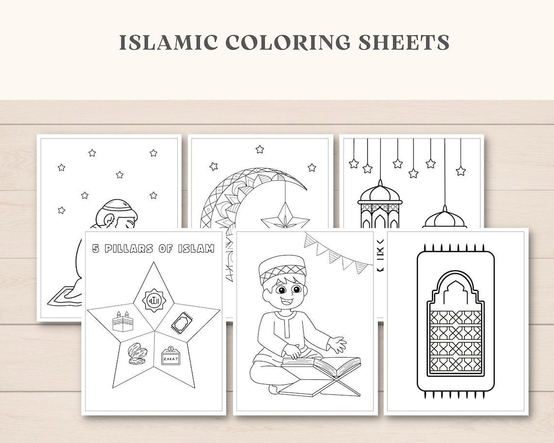 Islamic Activities Printable Islamic Kids Activity Islamic - Etsy