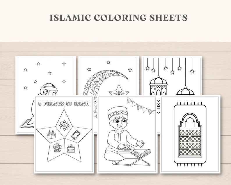 Islamic Activities Printable Islamic Kids Activity Islamic - Etsy