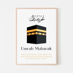 Umrah Mubarak PDF, Printable Umrah Gift, Gifts for Umrah, Umrah Mubarak ...