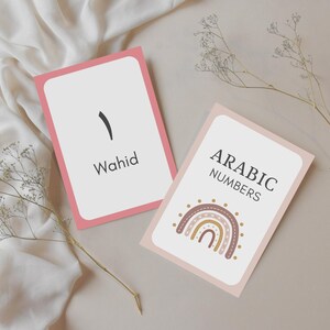 Arabic Number Flashcards, Arabic Numerals, Learn Arabic Numbers, Arabic ...
