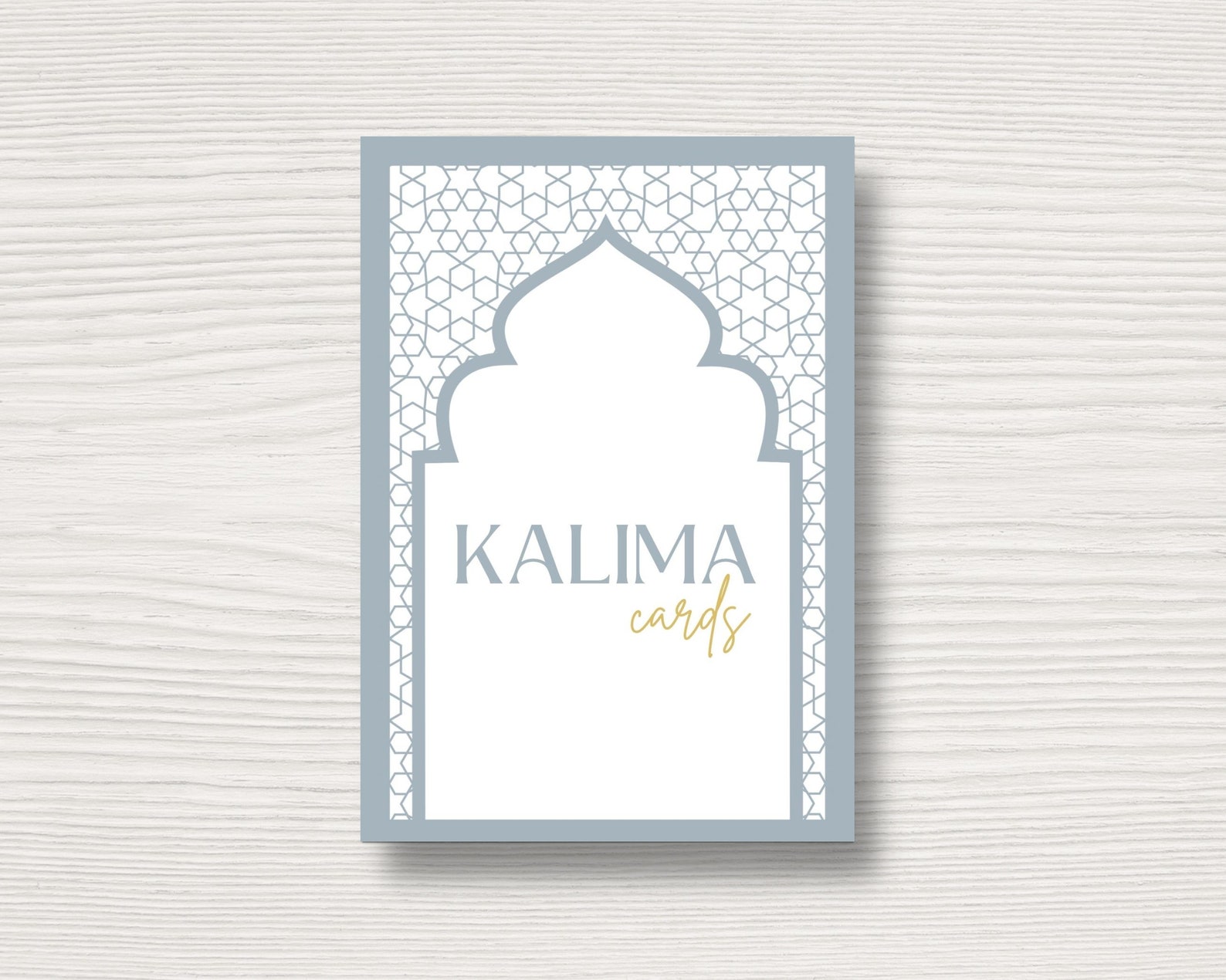 Kalima Flashcards the Six Kalimas Kalima of Islam Kalima - Etsy UK